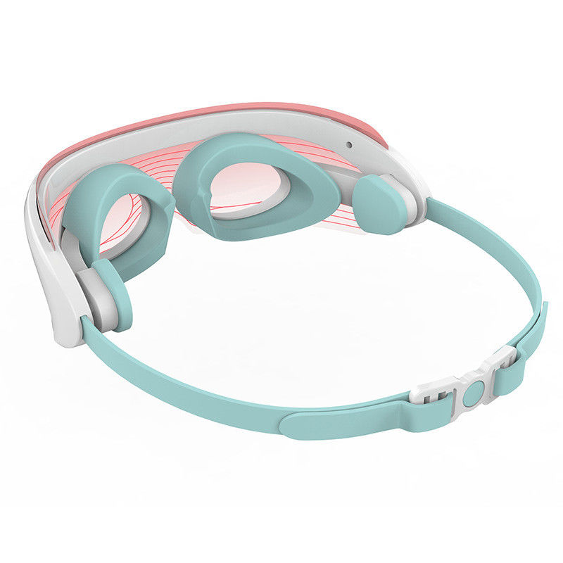 3 Colors Red LED Light Therapy Eyes Mask Warm Massage SPA Face Beauty Mask