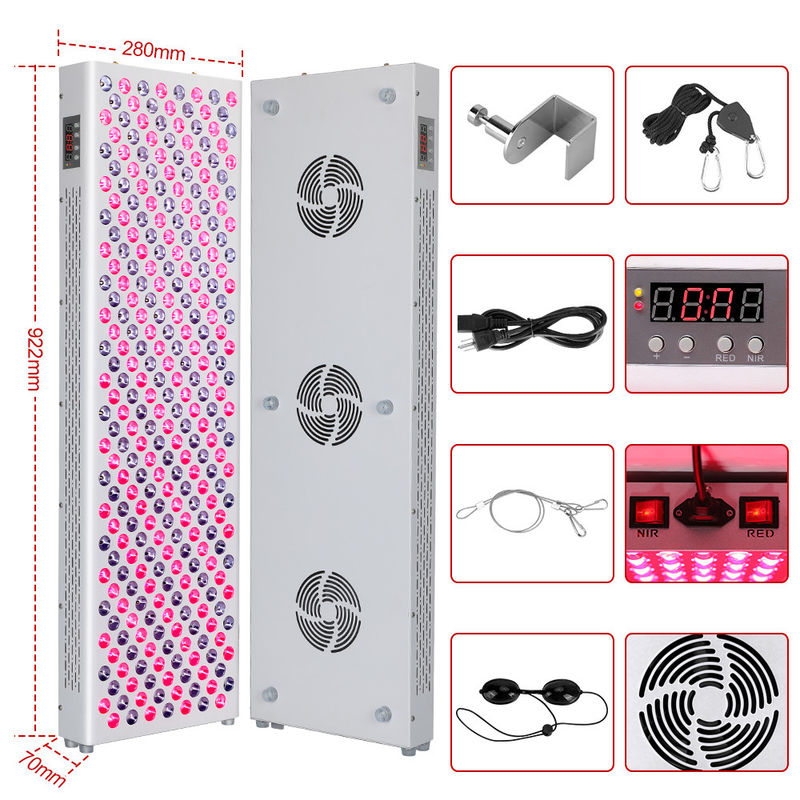 1500w Full Body Tissue Repair LED Light 660Nm 850Nm Stand Up Red Light ...